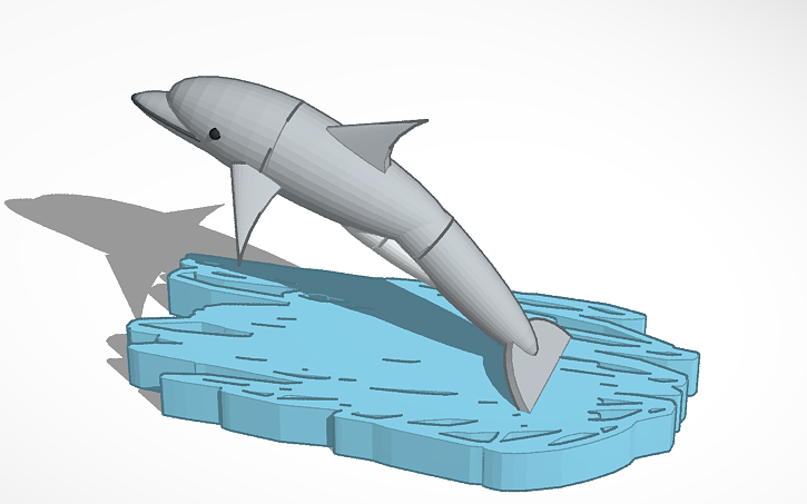 3D design Dolphin - Tinkercad
