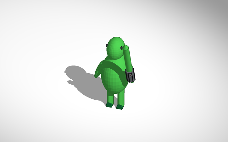 3D design alien - Tinkercad