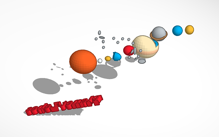 3D design Solar System Prototype | Tinkercad
