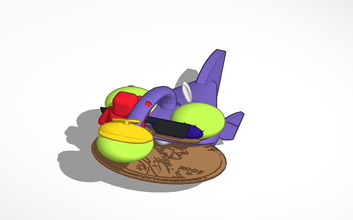 3D design cool angler fish - Tinkercad