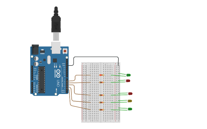 Circuit design IoT Assignment 3 Traffic Signal | Tinkercad Circuit design IoT Assignment 3 Traffic Signal | Tinkercad