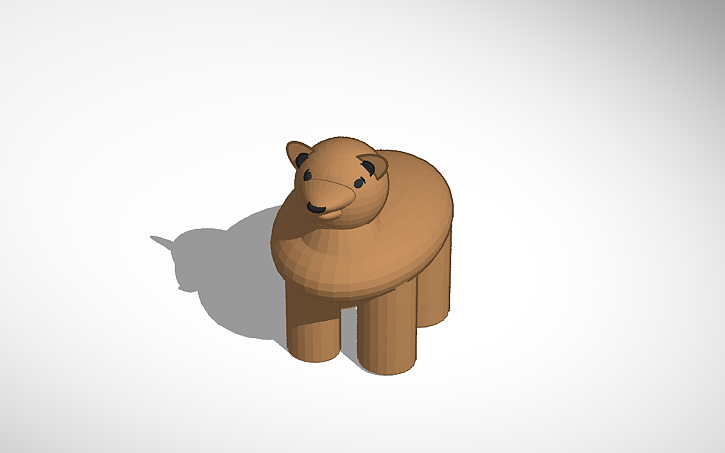 3D design Bear | Tinkercad