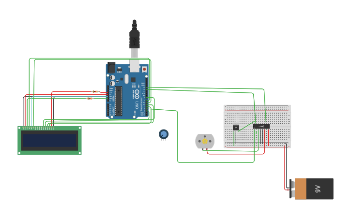 Circuit design Conversor AD | Tinkercad