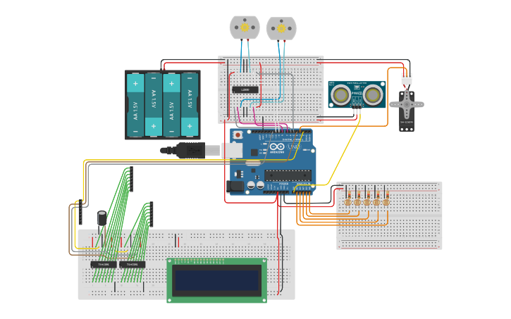 Circuit design RPM_Carro_Robotico_001 | Tinkercad