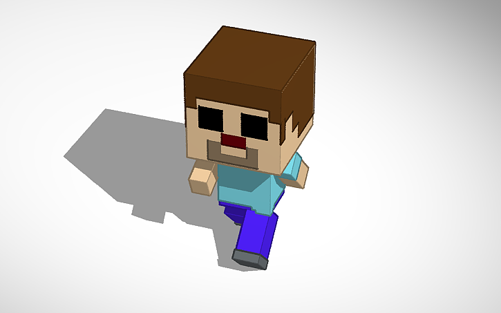 3D design Funko Pop Steve (Minecraft) - Tinkercad