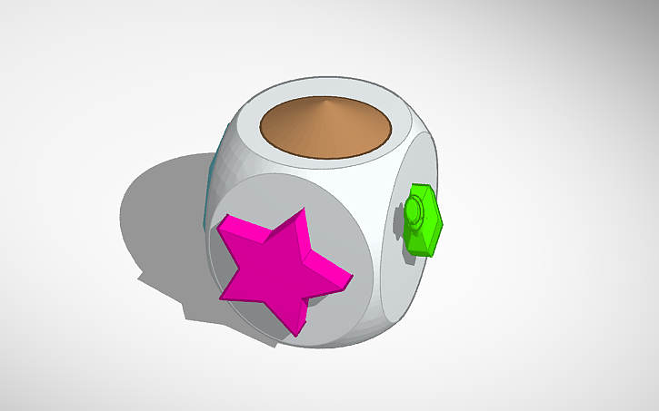 3D design the animation die - Tinkercad