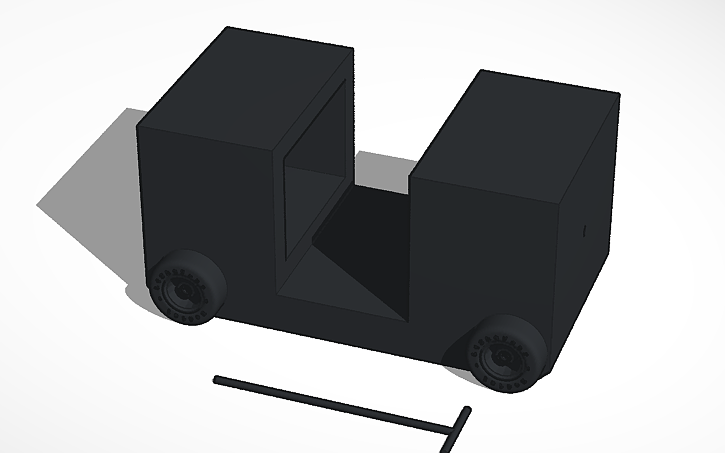 3D design 1/18 rc car pit box stand - Tinkercad