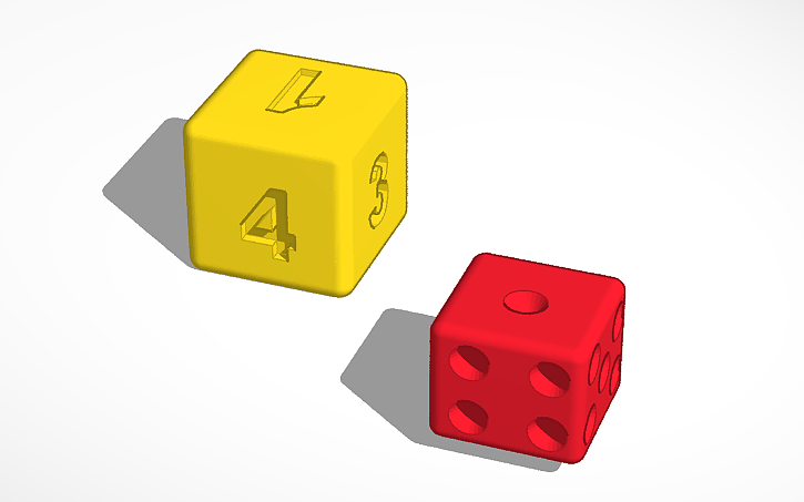 3D design Dado | Tinkercad