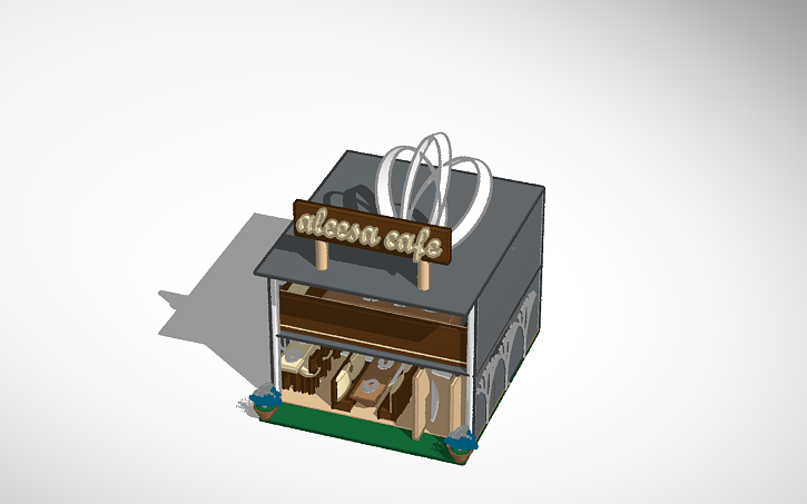 3D design aleesa cafe 3Ducation | Tinkercad