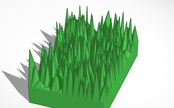 3D design Grass TP - Tinkercad