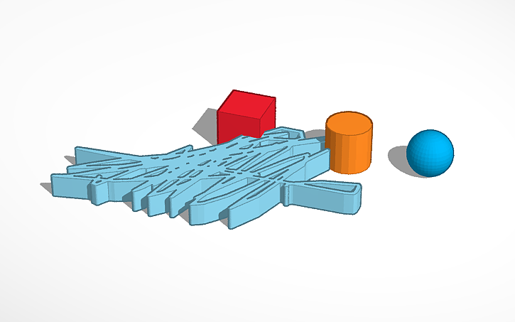 3D design Basic Shapes made of Only Boxes 2 - Tinkercad