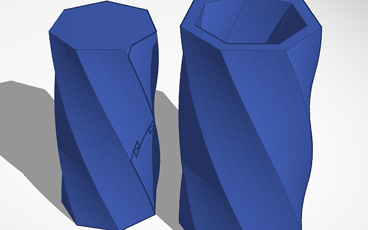 3D design Spiral Box - Tinkercad