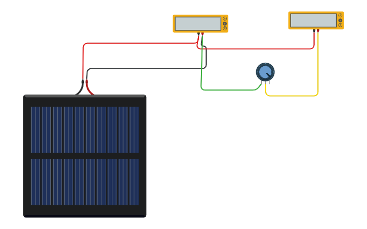 Circuit design solar panel - Tinkercad