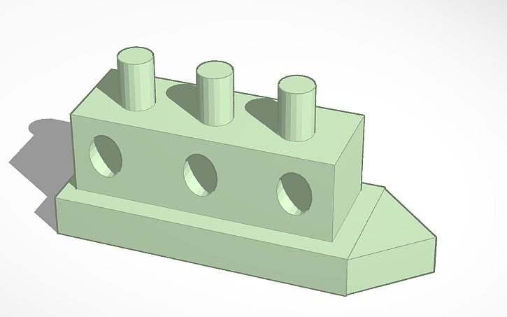 3D design 2R_31_Toy_Ship - Tinkercad
