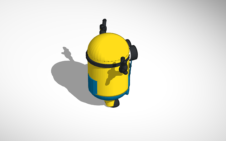 3D design minion minion - Tinkercad