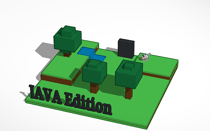 3D design Minecraft Java Edition - Tinkercad