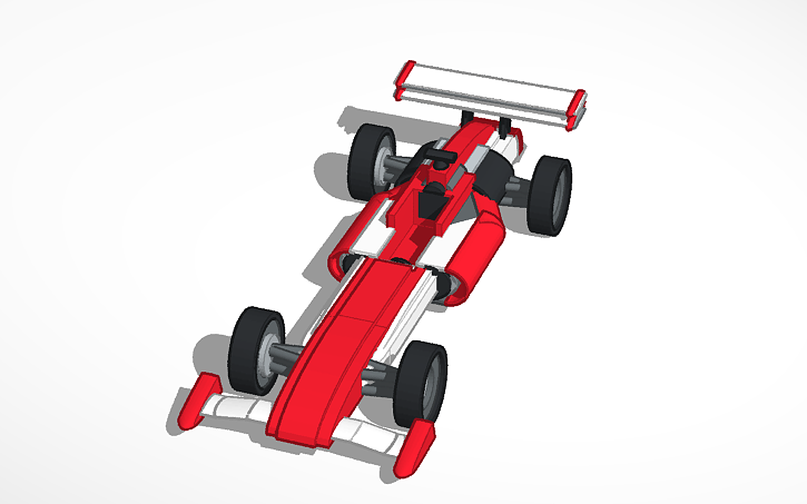 3D design Formula 1 Car - Tinkercad