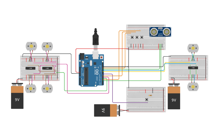 Circuit Design Final With Buttons Tinkercad