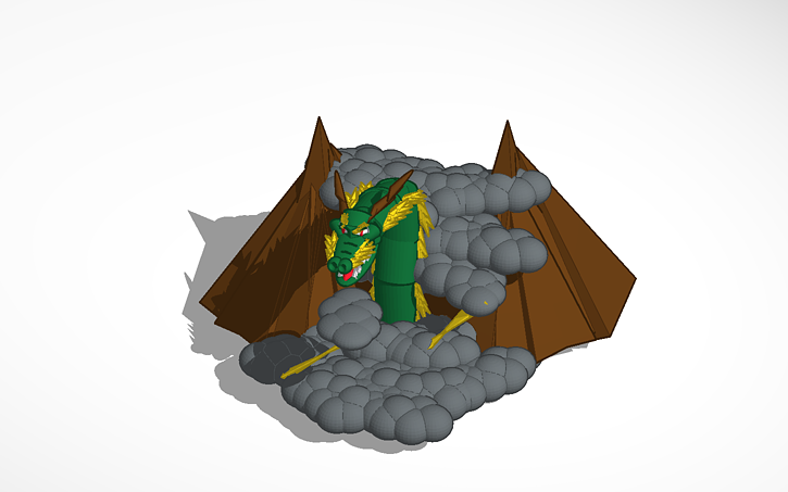 3D design Dragon - Tinkercad