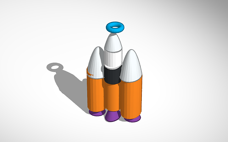 3D design 3d rocket design - Tinkercad