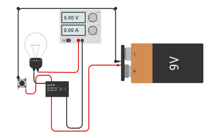 Circuit Design Relay Tinkercad