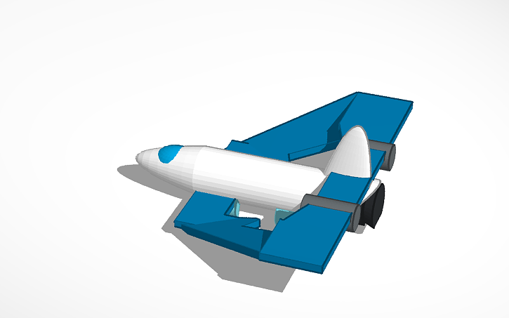 3D design plane - Tinkercad