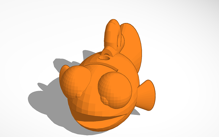 3D design fish feeder part 1 | Tinkercad