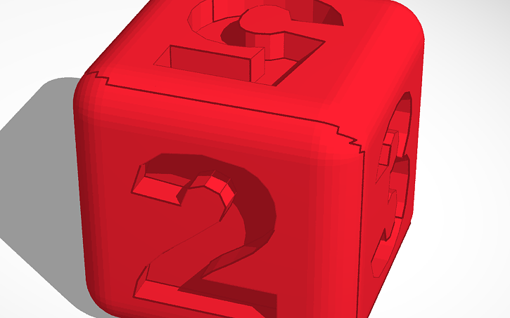 3D design Dice | Tinkercad
