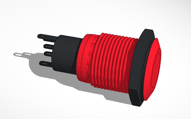 3D design button - Tinkercad