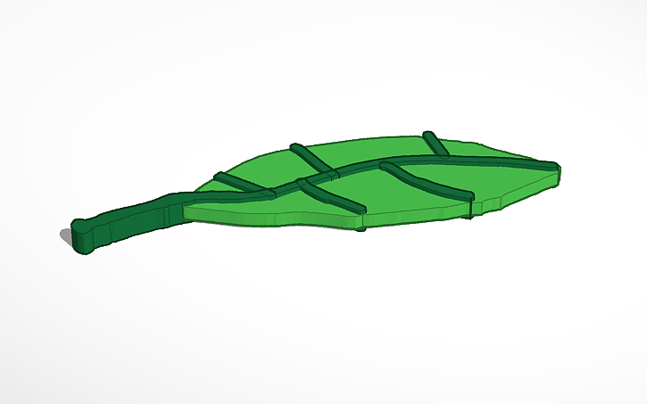3D design Fowled's Leaf - Tinkercad