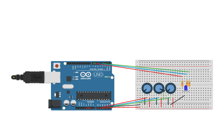 Circuit Design Transmision Serial Con Arduino Tinkercad