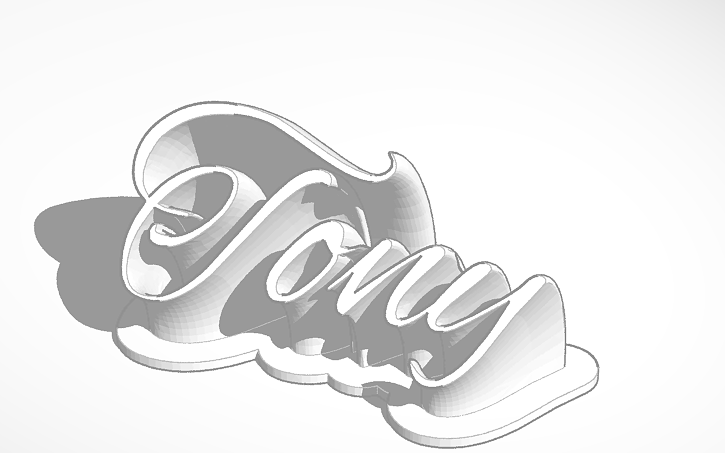 3d Design Tony Tinkercad