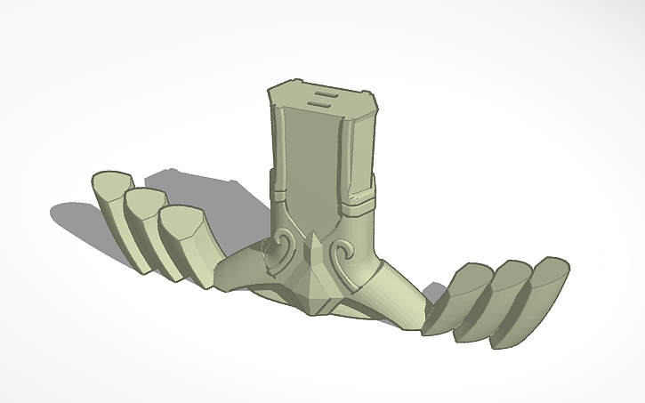 3D design Master sword guard - Tinkercad