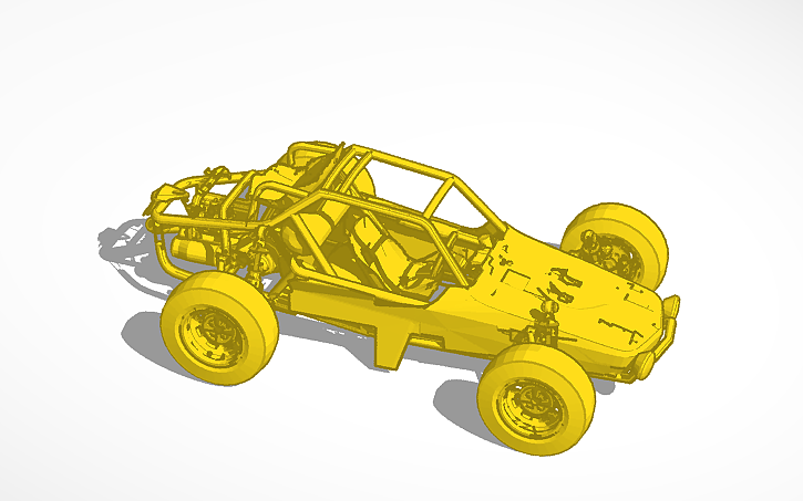 3D design buggy - Tinkercad