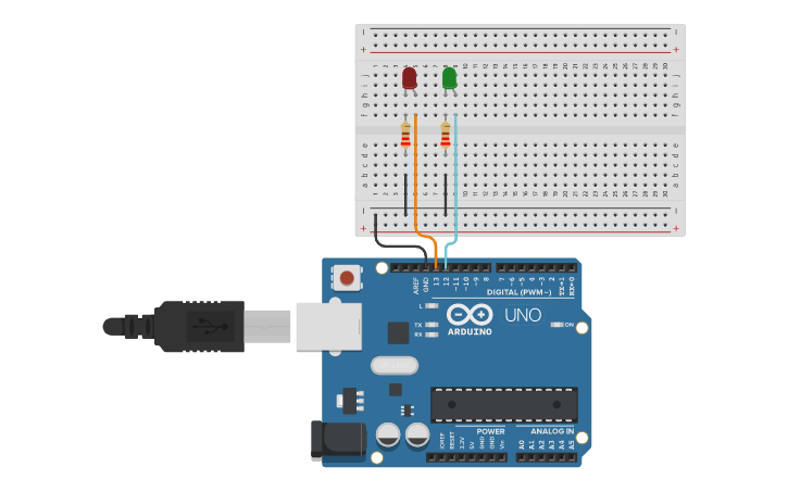 Circuit design Comunicação serial Arduino Monitor IFC - Tinkercad