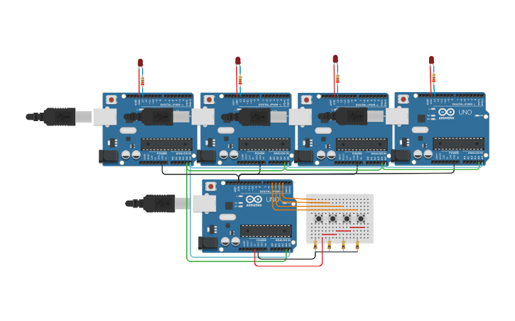 Circuit design LabActivity#9 I2C and SPI Bus - Tinkercad