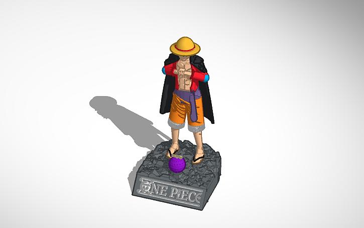 3D design luffy onigashima full bulit - Tinkercad