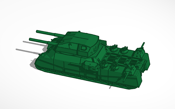 3D design tank\ - Tinkercad
