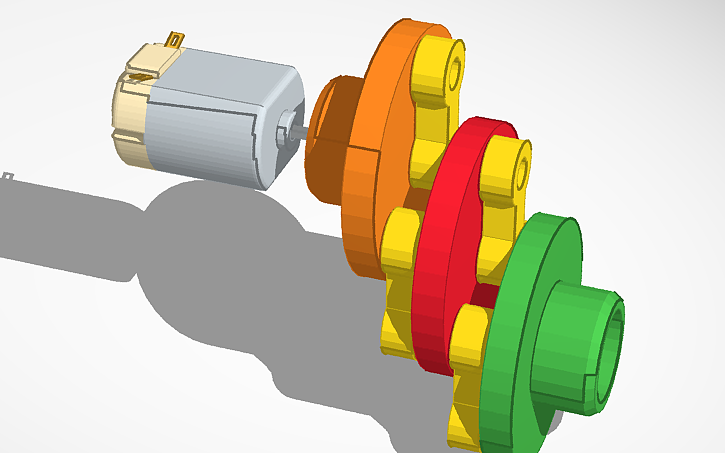 3D design Schmidt Coupling SIM LAB - Tinkercad