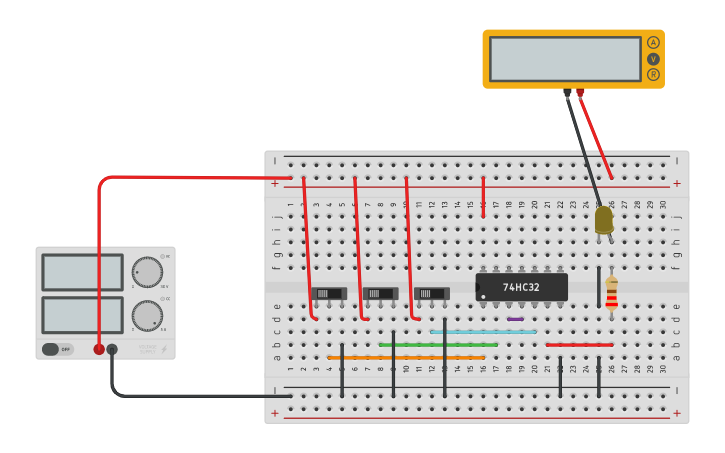 Circuit Design Práctica 2 Circuito 2 Tinkercad