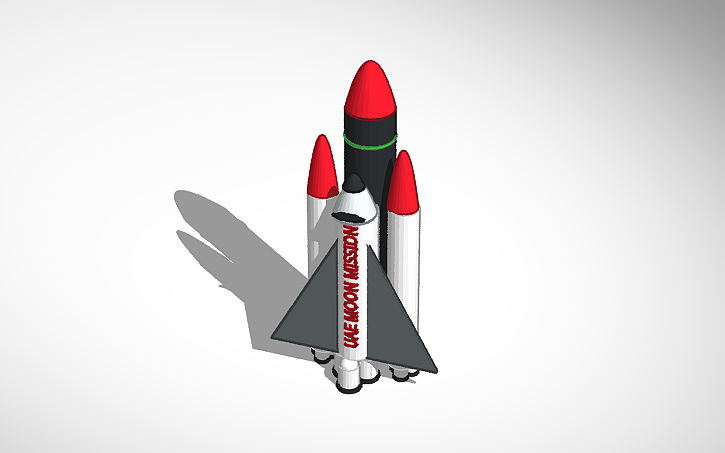 3D design Rocket | Tinkercad