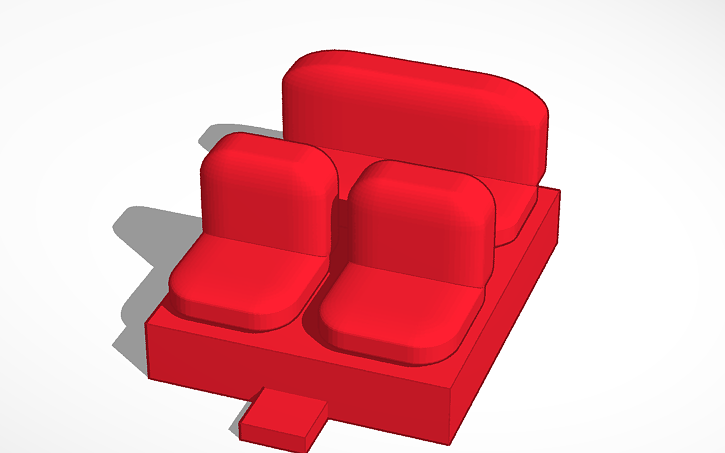 3D design hh2019 car seats - Tinkercad