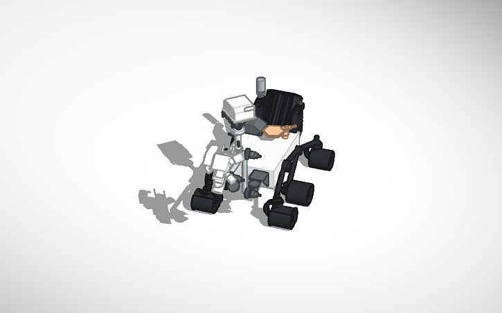 3D design Curiosity Mars Rover for 2020 launch.. | Tinkercad
