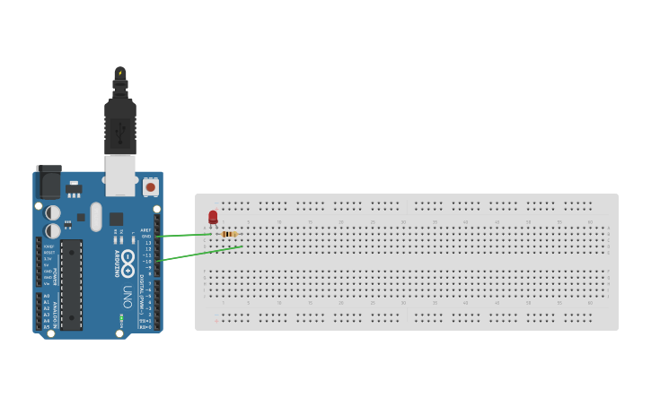 Circuit design Project 2 S.O.S. Morse Code Signaler - Tinkercad