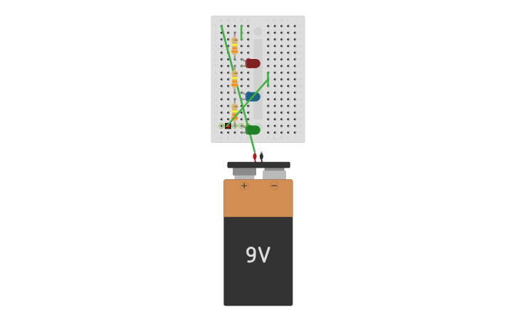 Circuit design circut diagram - Tinkercad