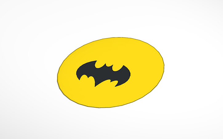 3D design Batman Logo | Tinkercad