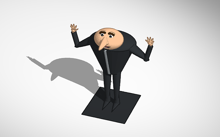 3D design gru printable - Tinkercad