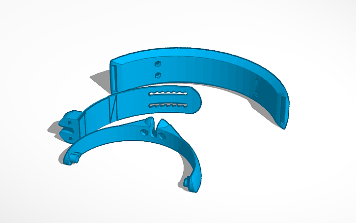 3D design 100mm Adjustable Headband | Tinkercad