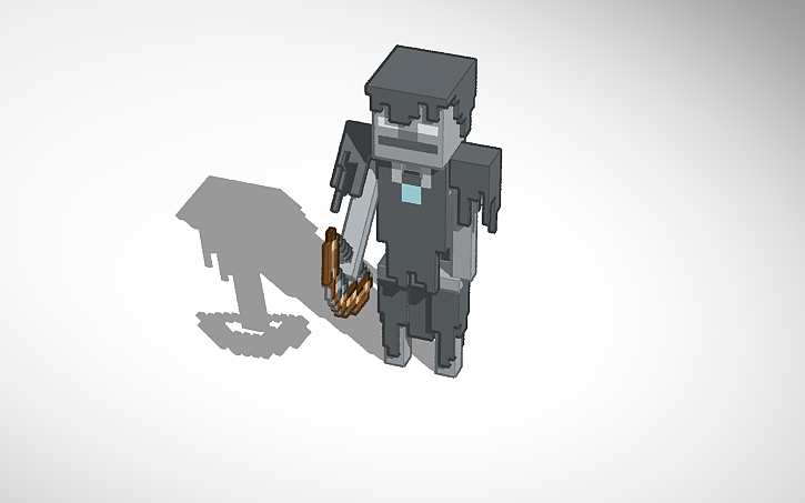 3D design Minecraft stray - Tinkercad