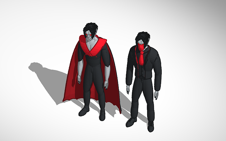 3D design Morbius - Tinkercad